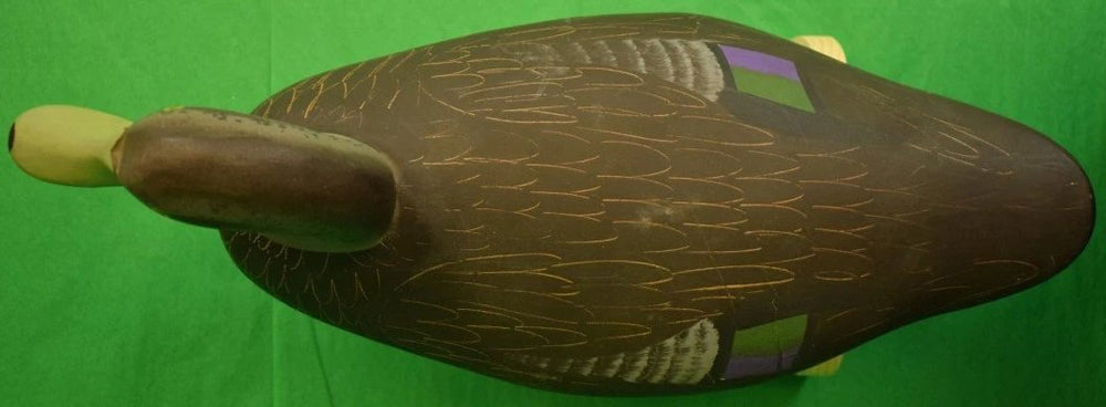 "Chesapeake Black Duck Decoy Hand-Carved by Capt Jobes Havre De Grace,