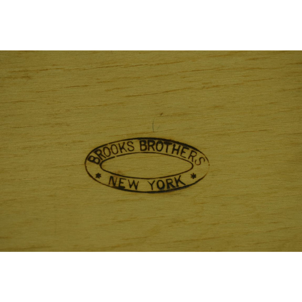 Brooks Brothers Adirondack Wicker Tote w/ Tin Picnic Box, 4 Cups, Ther