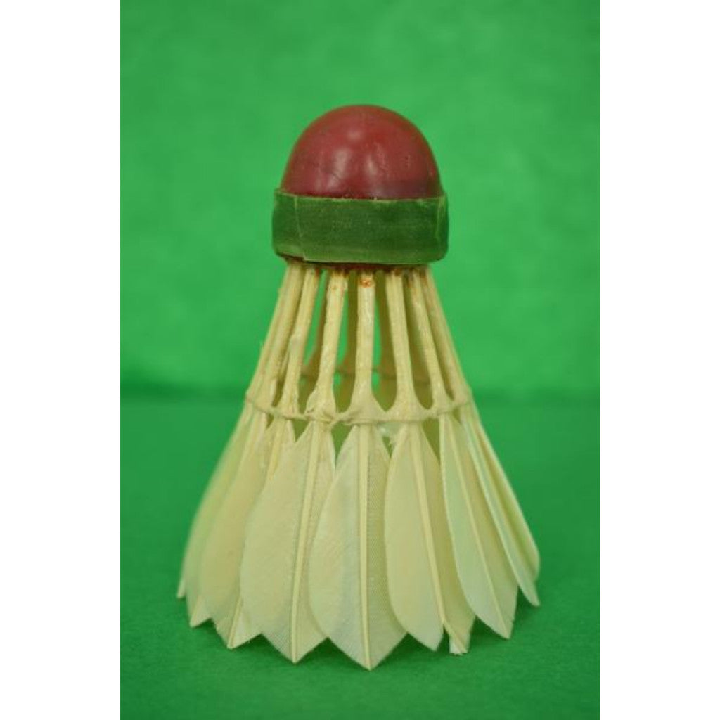 "Abercrombie & Fitch Set of 6 English Shuttlecocks in Canister"