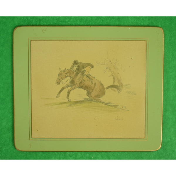 "Set x 8 Peter Biegel (1913-1988) Fox-Hunt Table Mats" (SOLD)