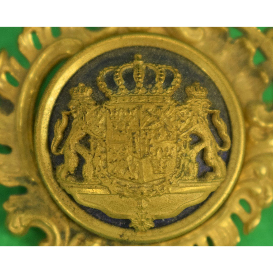 Swedish Royal Coat-of-Arms Brass Pin