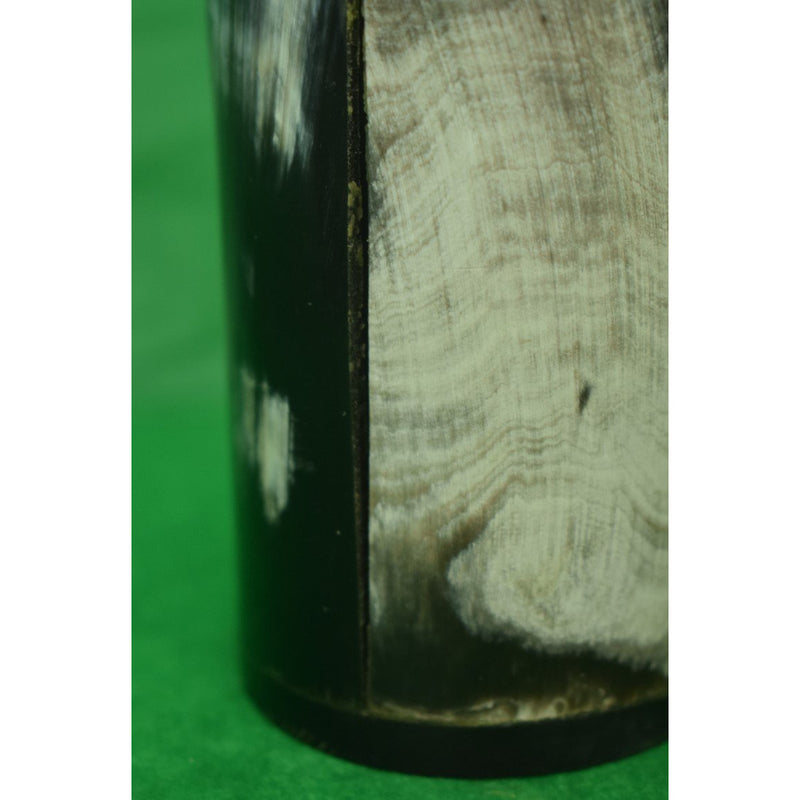 Set of 5 Cow Horn Sterling Rim Beakers