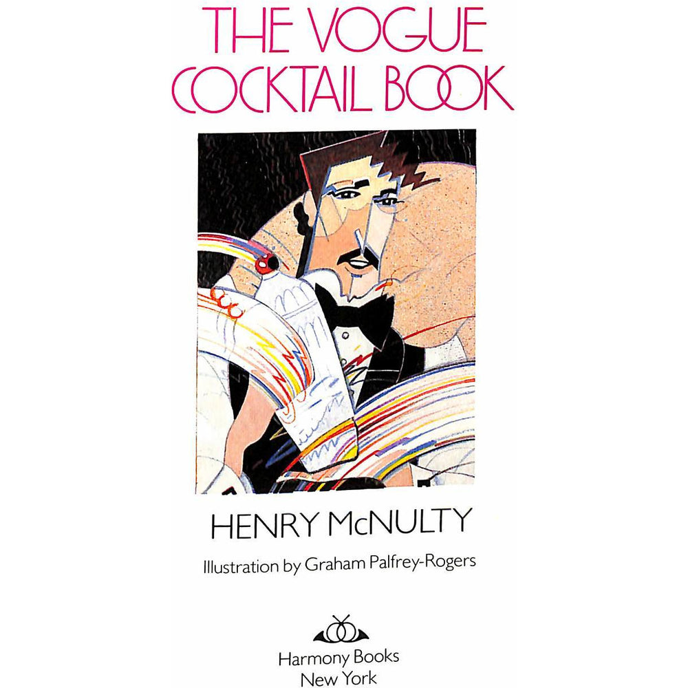 "The Vogue Cocktail Book" 1983 MCNULTY, Henry