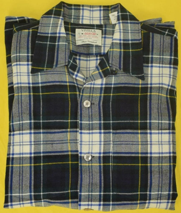"Viyella by Arrow Dress Campbell Tartan Plaid Spt Shirt" Sz: LG (SOLD)