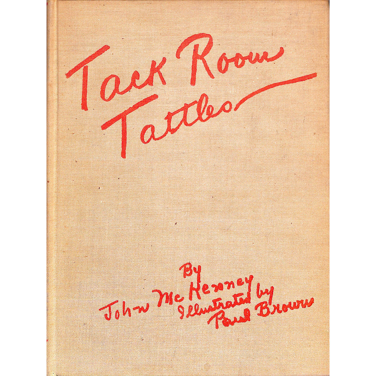 "Tack Room Tattles" 1934 MCKENNEY, John