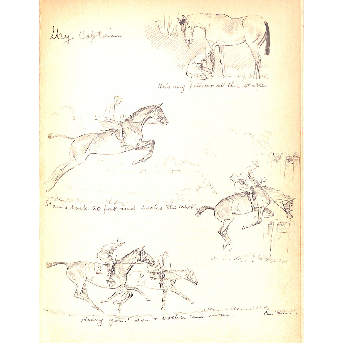 "Tack Room Tattles" 1934 MCKENNEY, John