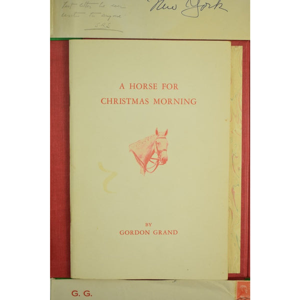 "Christmas Stories 5 Equestrian Millbrook, NY Booklets/ Letters" 1939-