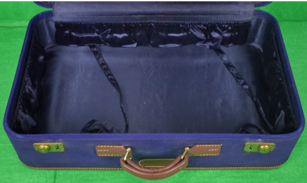 "T Anthony Purple Canvas Suitcase" (SOLD)