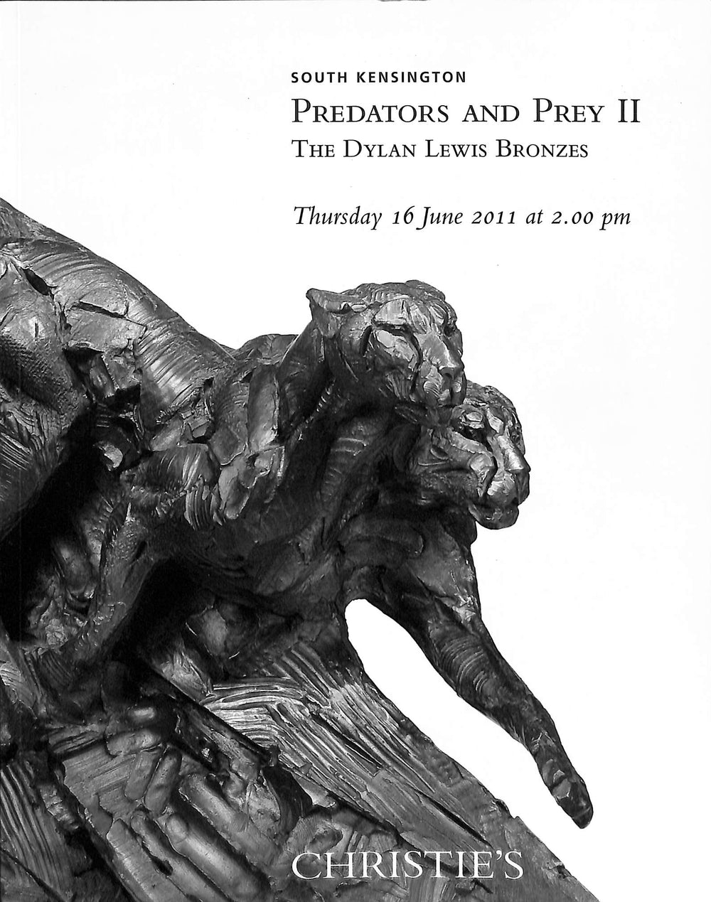 Christie's South Kensington 2011 'Predators and Prey II: The Dylan Lew