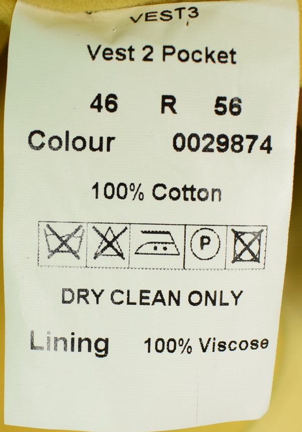 Magee of Ireland Doeskin Yellow Vest Sz: 46R (SOLD)