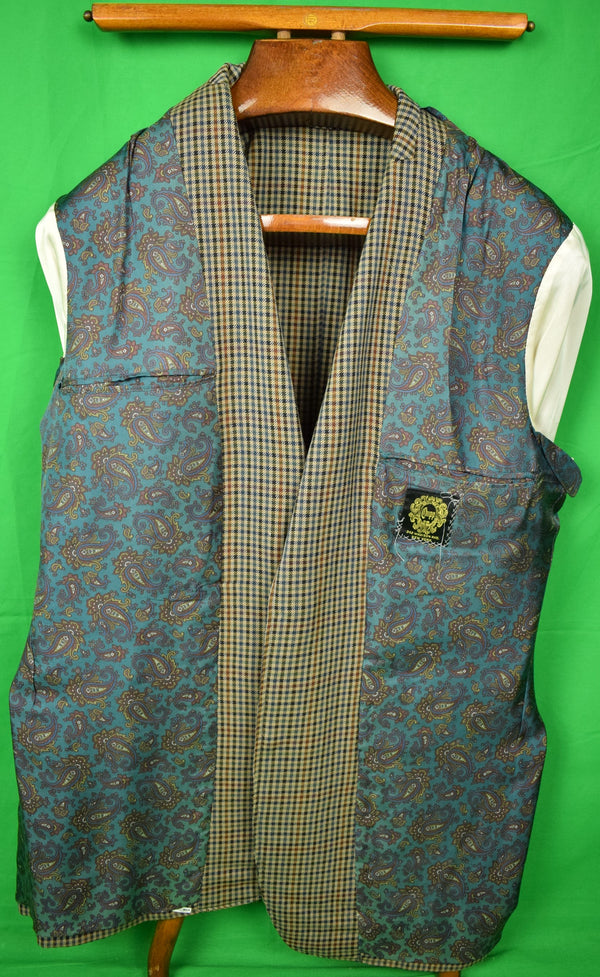 "Chipp Gun Club Check Saxony Wool Sport Coat c1993 Jacket" Sz: 44L (SO