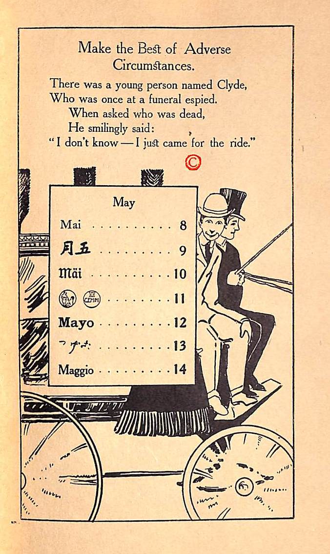 "The Limerick Up To Date Book" 1903 MUMFORD, Ethel Watts