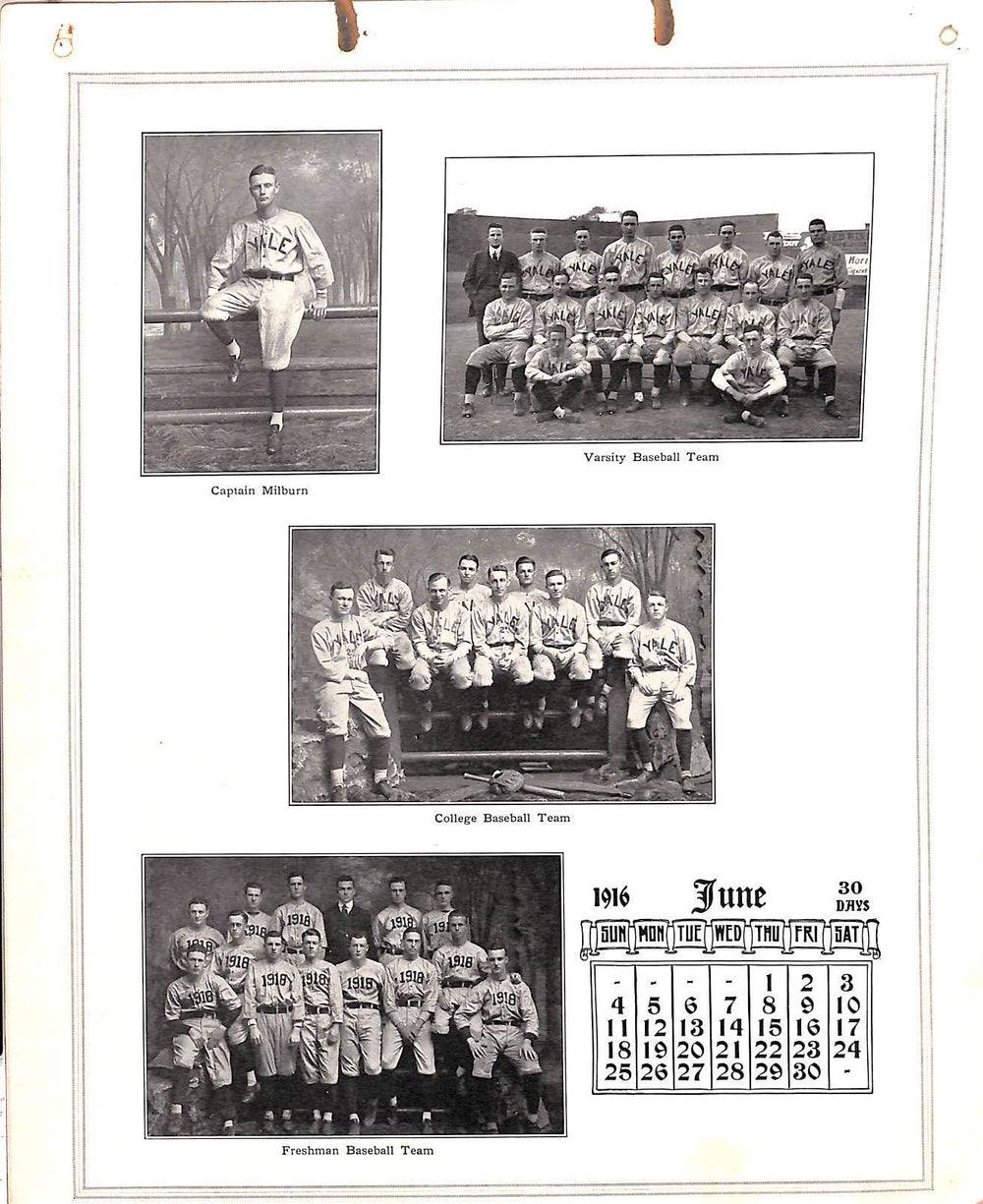 "ELIHU Yale 1916 Calendar"