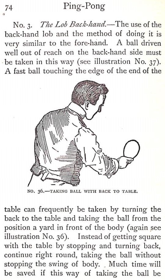 "Ping-Pong [Table-Tennis]: The Game And How To Play It" 1902 PARKER, A