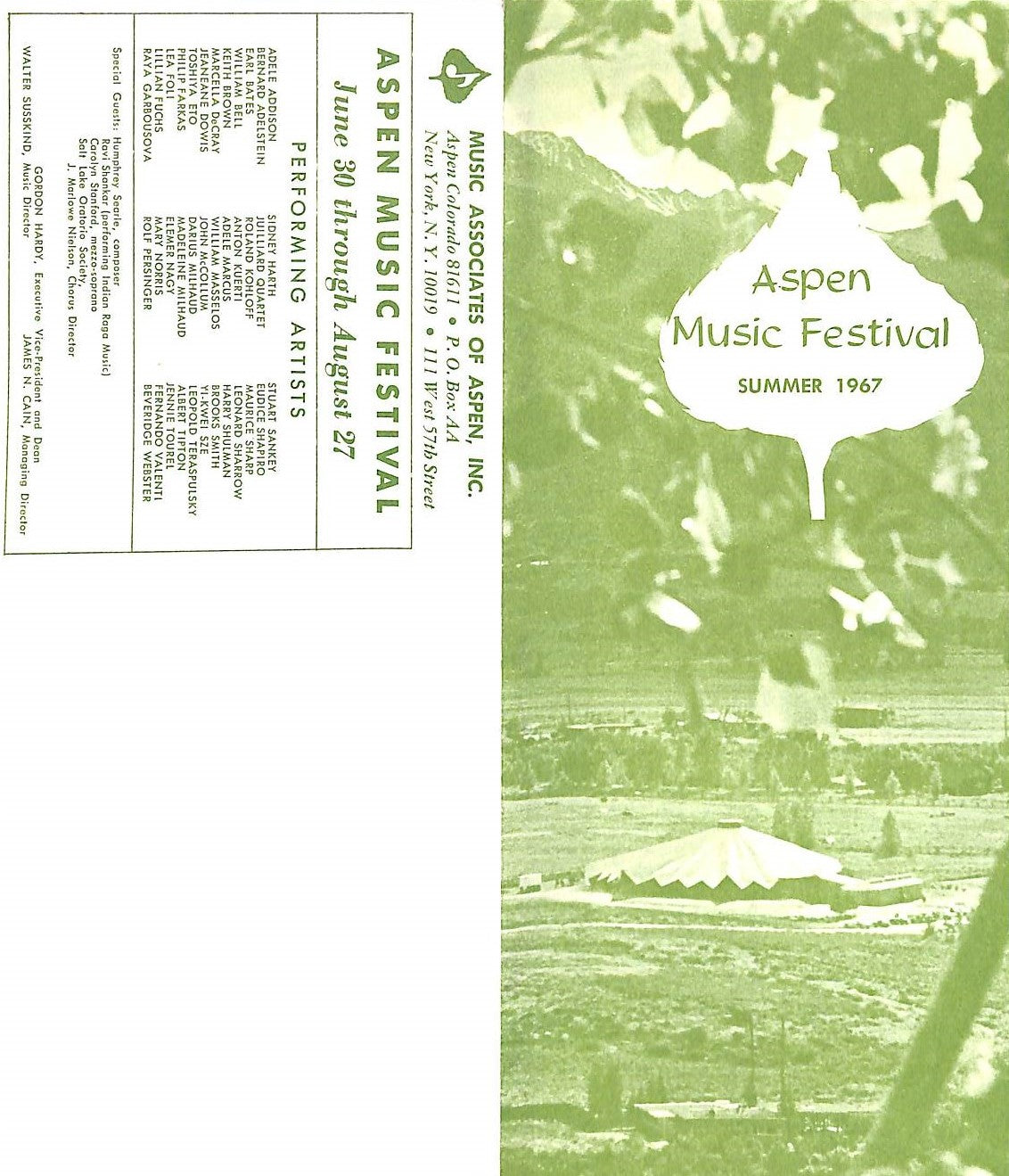"Aspen: The Magazine in a Box" Vol. 1, No 4 Spring, 1967