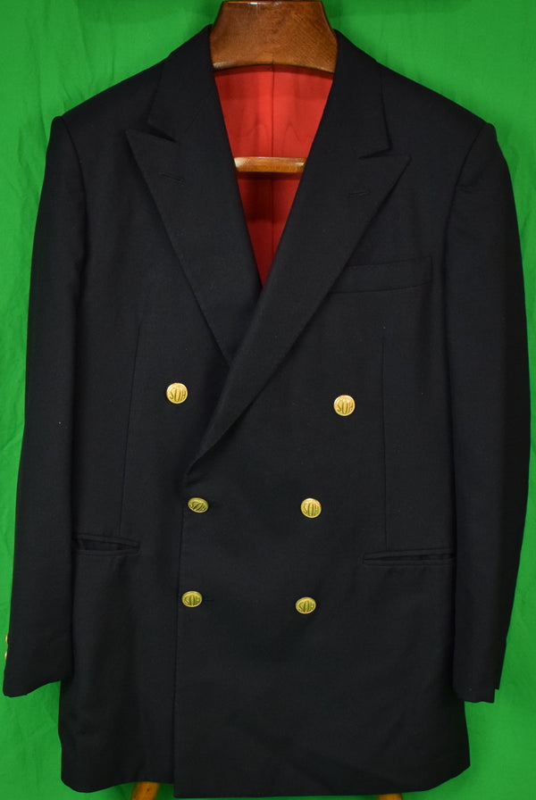 "H. Huntsman & Sons 11 Savile Row Navy DB Blazer" Sz 40L (SOLD)