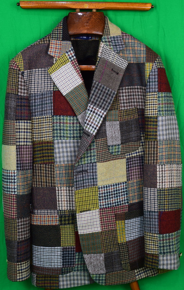 "Rowing Blazers Patch Tweed Sport Jacket" Sz 42R (As New)