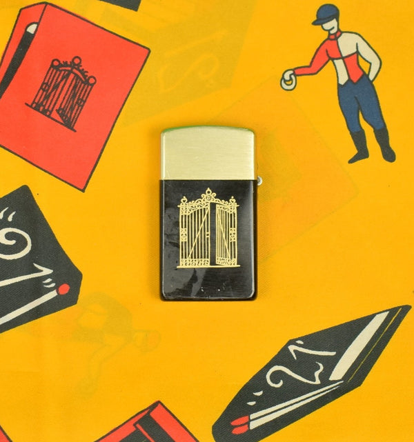 The "21" Club/ Jack & Charlie's Black/ Gold Lighter