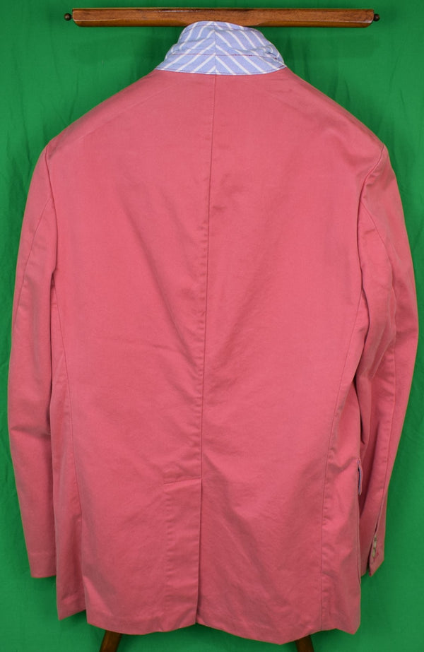 "Polo By Ralph Lauren Nantucket Red Brushed Cotton Chino Blazer" Sz M