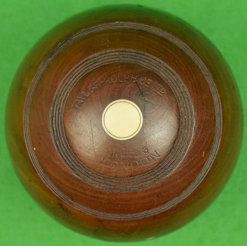 "Taylor-Rolph Co. Ltd. London "W" St Johns 5 Lawn Bowl"