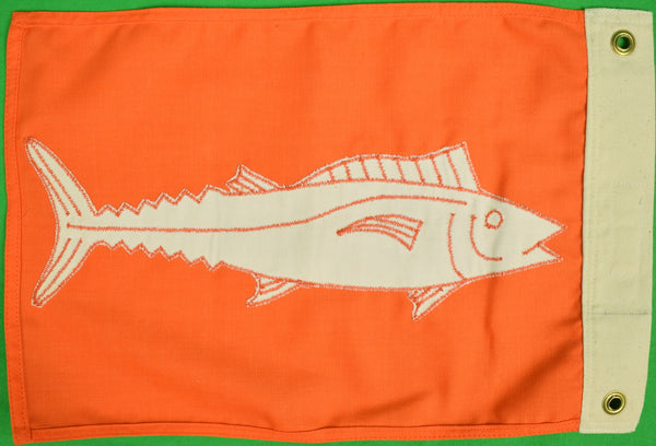 "Hawaiian Marine Capture Orange Wahoo Fish Flag"