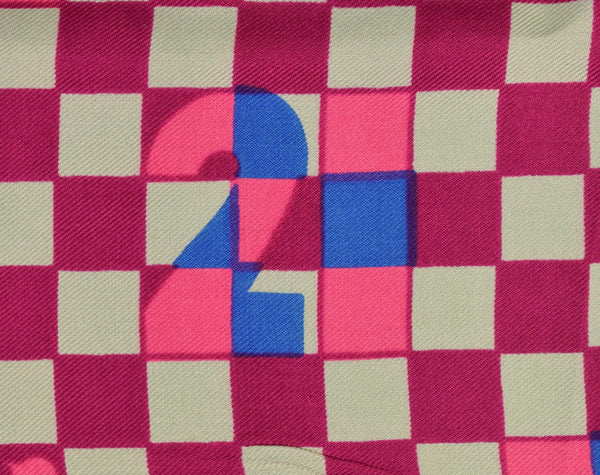 "21" Club Silk Scarf XXI w/ Jockey Pattern