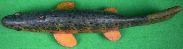 "Hand-Carved/ Painted Fish Decoy"