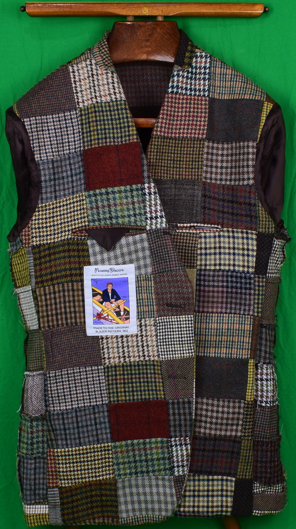 "Rowing Blazers Patch Tweed Sport Jacket" Sz 42R (As New)