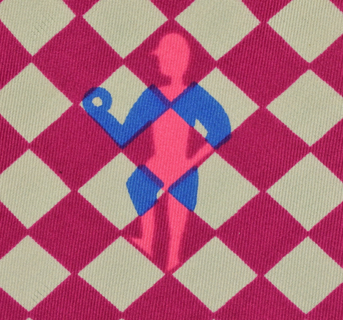 "21" Club Silk Scarf XXI w/ Jockey Pattern