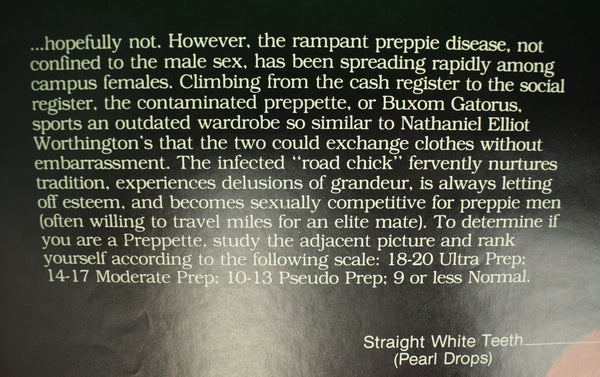 "Are You A Preppette?" Constance Brooke Pellington Color Poster (1ST S