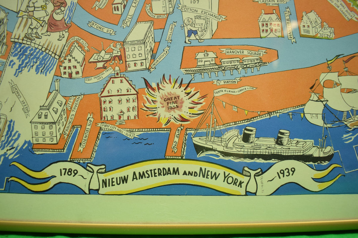 Downtown District of Manhattan... Nieuw Amsterdam and New York 1789- 1