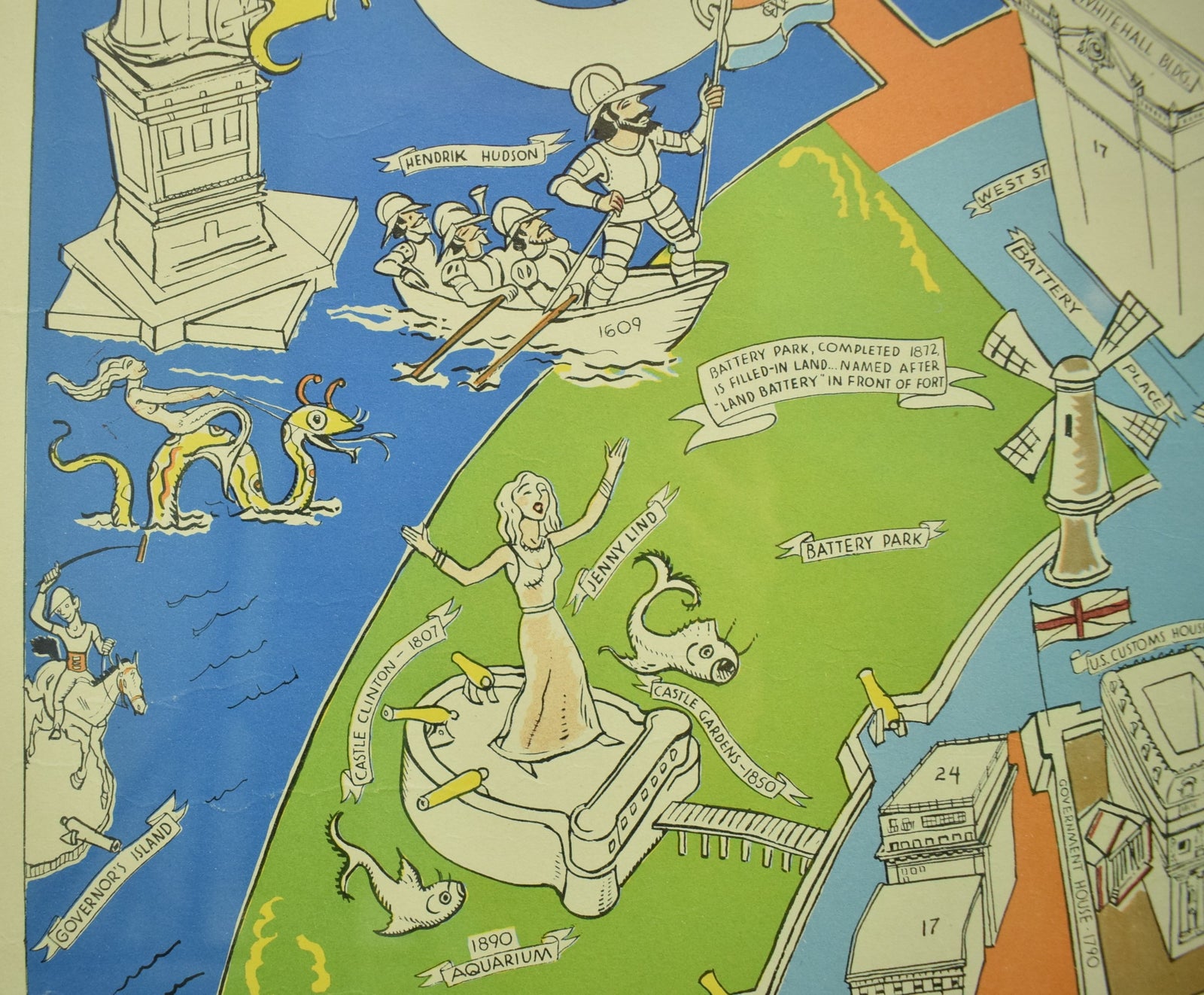 Downtown District of Manhattan... Nieuw Amsterdam and New York 1789- 1