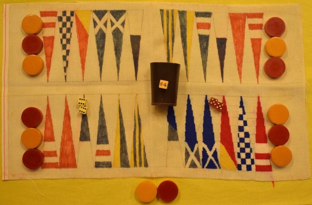 The Cary Collection- Objet - Needlepoint Backgammon Boards