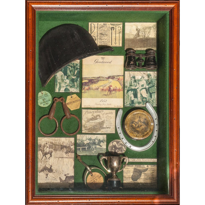 Glorious Goodwood c1952 Official Programme Shadow Box