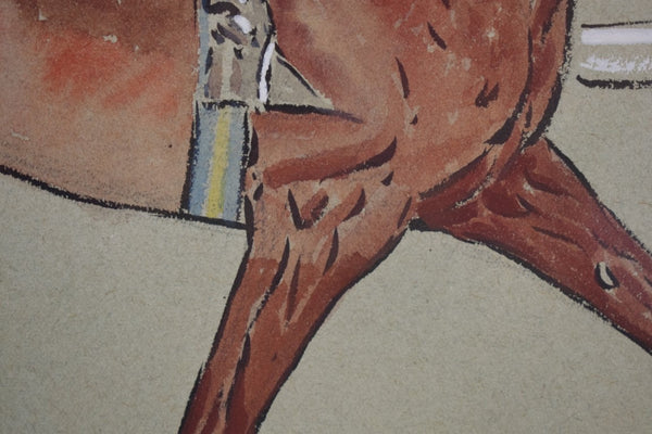 "Golden Miller Grand National Steeplechase" 1934 by Paul Brown