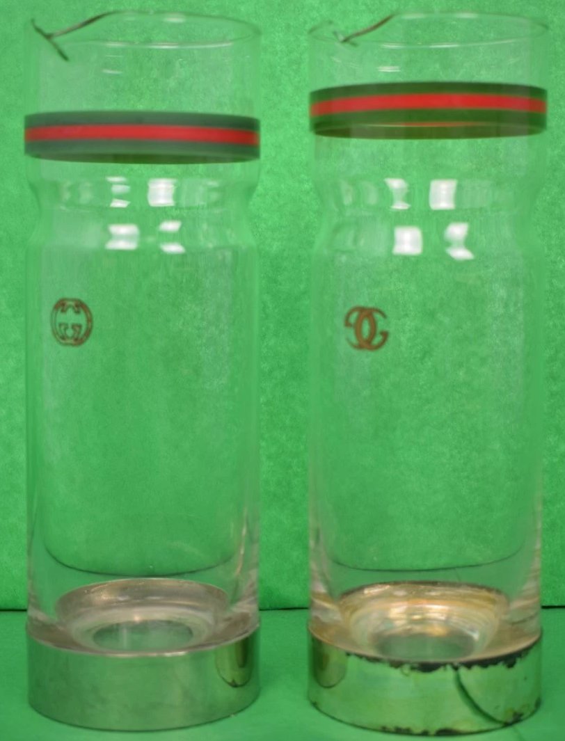 "Gucci Of Italy c1960s 9pc Barware Serving Set" (SOLD)