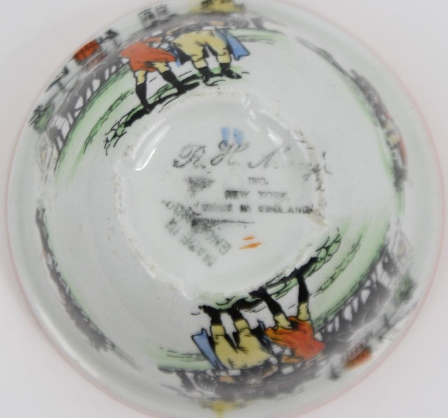 "Set x 5 English Coaching Scene Bowls"