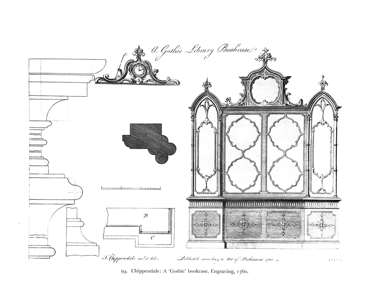 "English Furniture Designs Of The Eighteenth Century" 1958 WARD-JACKSO