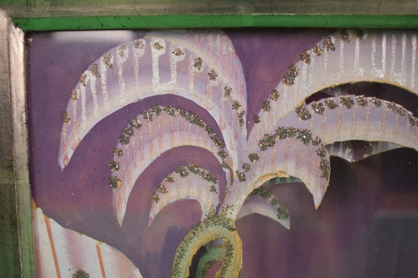 Oliver Messel Lavender Palm Tree Stage Set Diorama (SOLD)