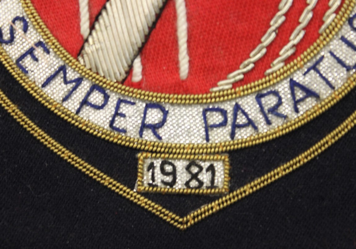 "American Cricket Society Semper Paratus 1981 Bullion Blazer Badge"