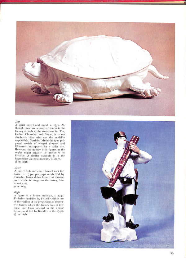 "Antique Porcelain In Color: Meissen" 1971 MORLEY-FLETCHER, Hugo