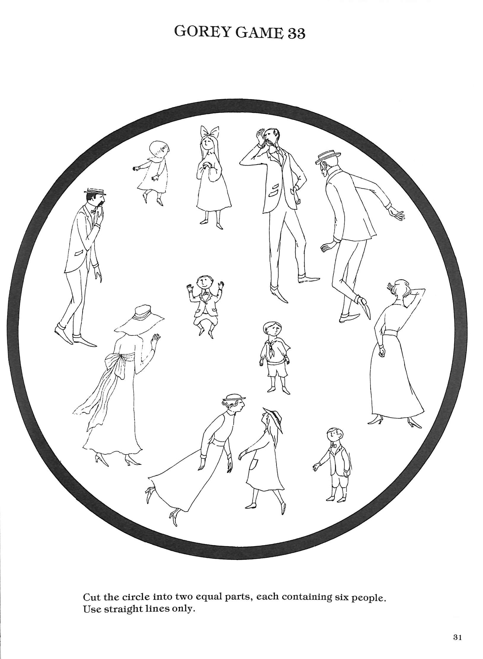 "Gorey Games: Based On The Works Of Edward Gorey" 1979 (SOLD)