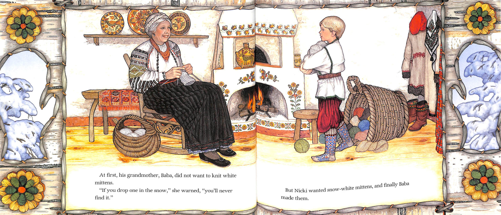 "The Mitten: A Ukrainian Folktale" 1989 BRETT, Jan