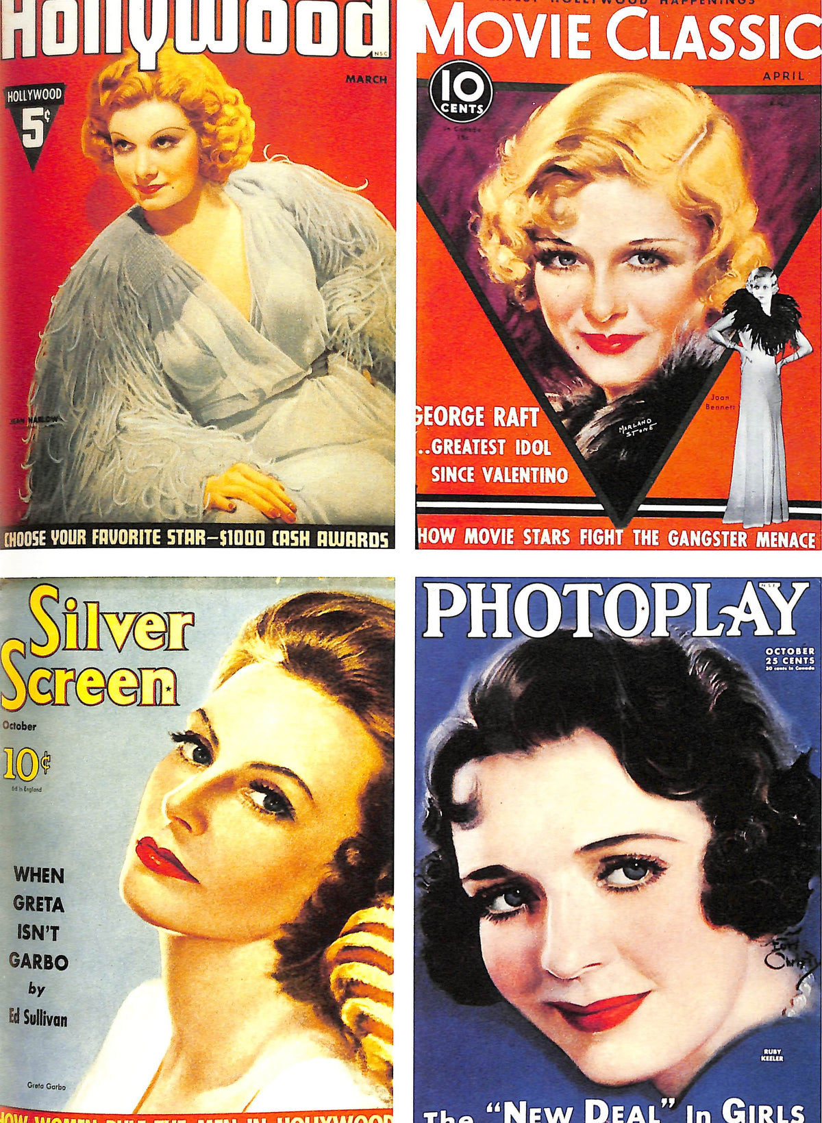 "Hollywood The Glamour Years (1919-1941)" 1987 SOMMER, Robin Langley