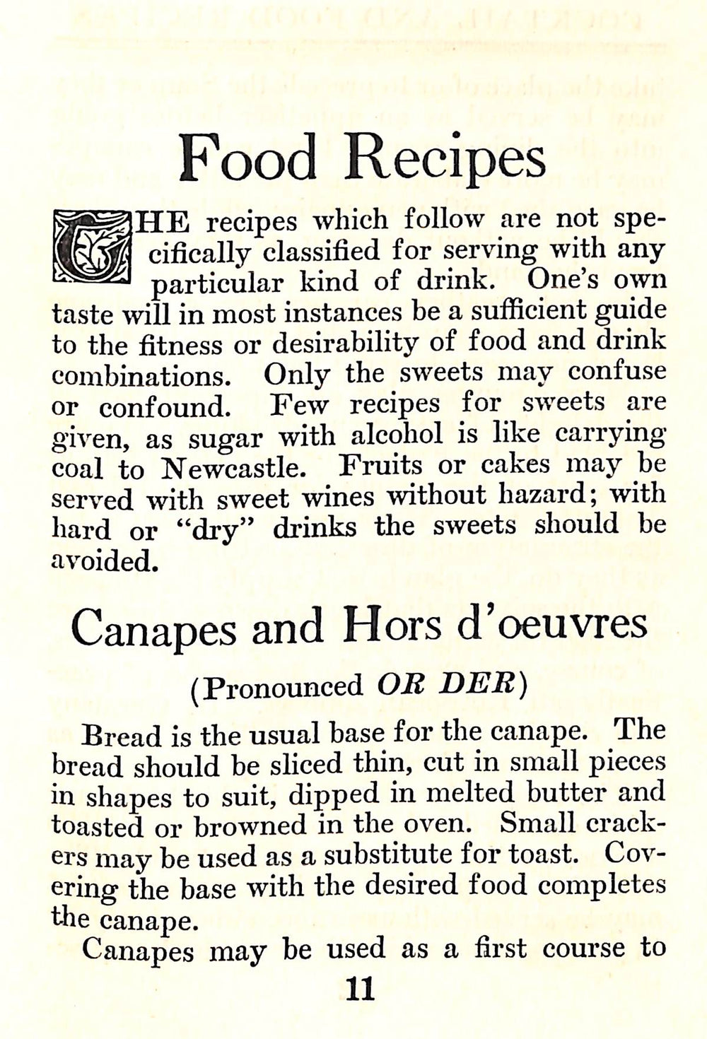 "Gordon's Cocktail And Food Recipes" 1934 GORDON, Harry Jerrold
