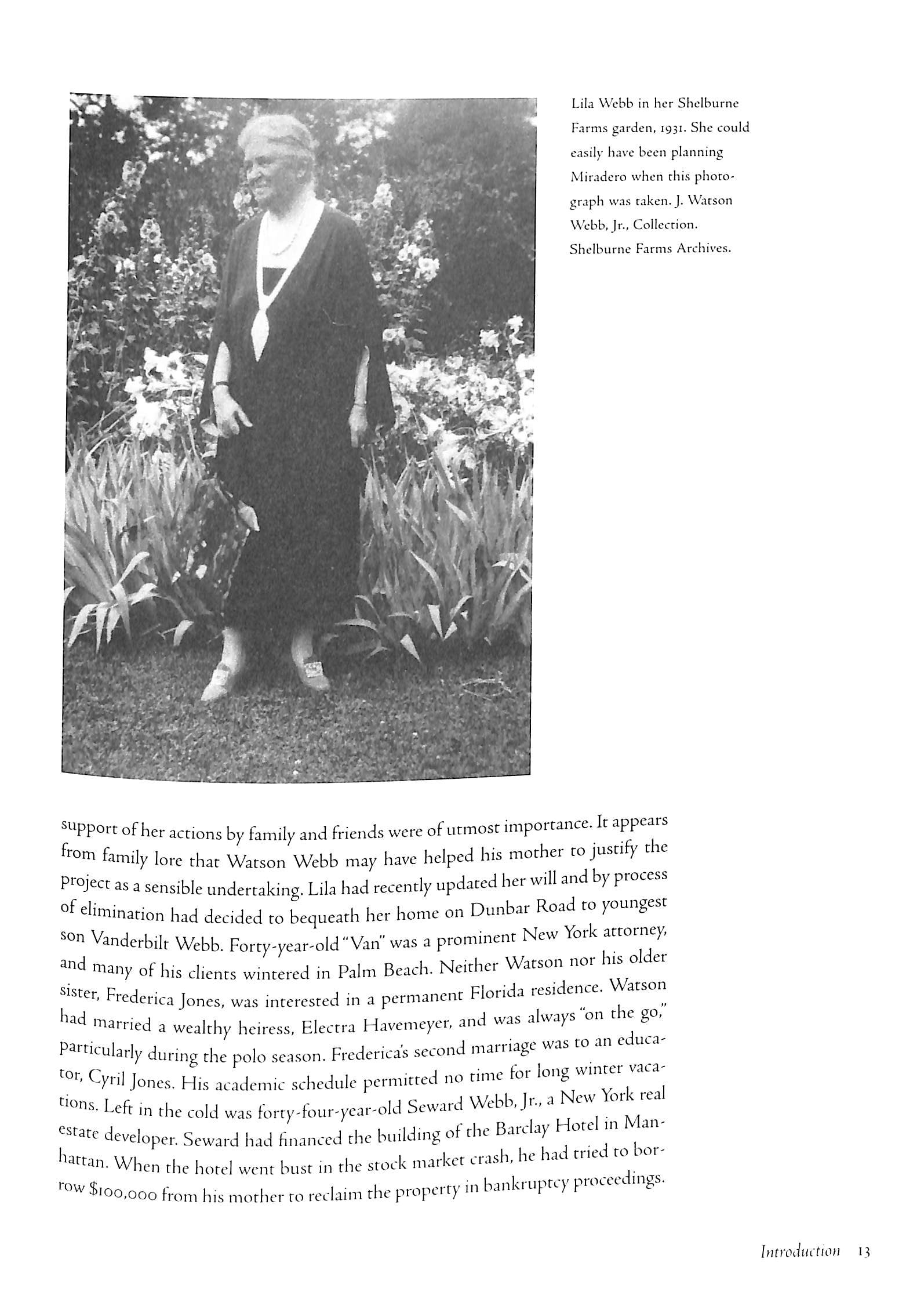 "Lila Vanderbilt Webb's Miradero: Window On An Era" 2005 GANGER, Rober