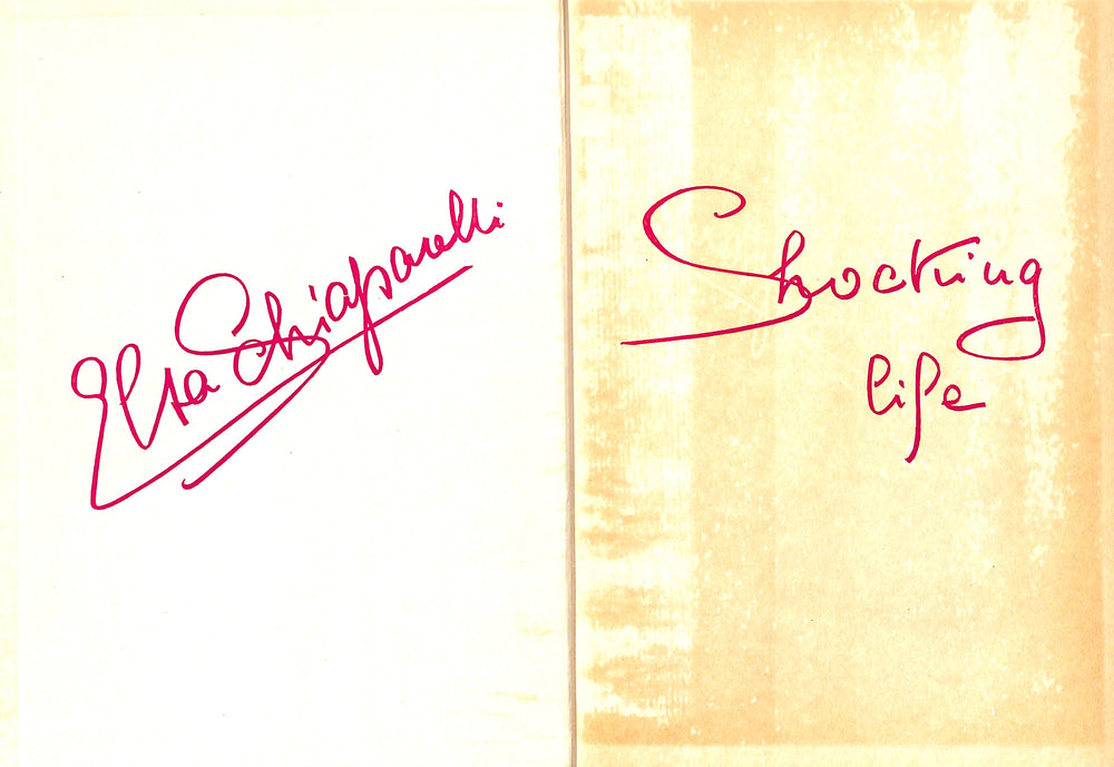 "Shocking Life" 1954 SCHIAPARELLI, Elsa