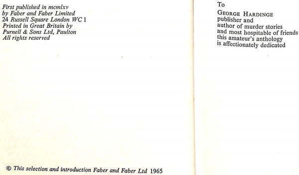 "Best Murder Stories" 1965 RAY, Cyril