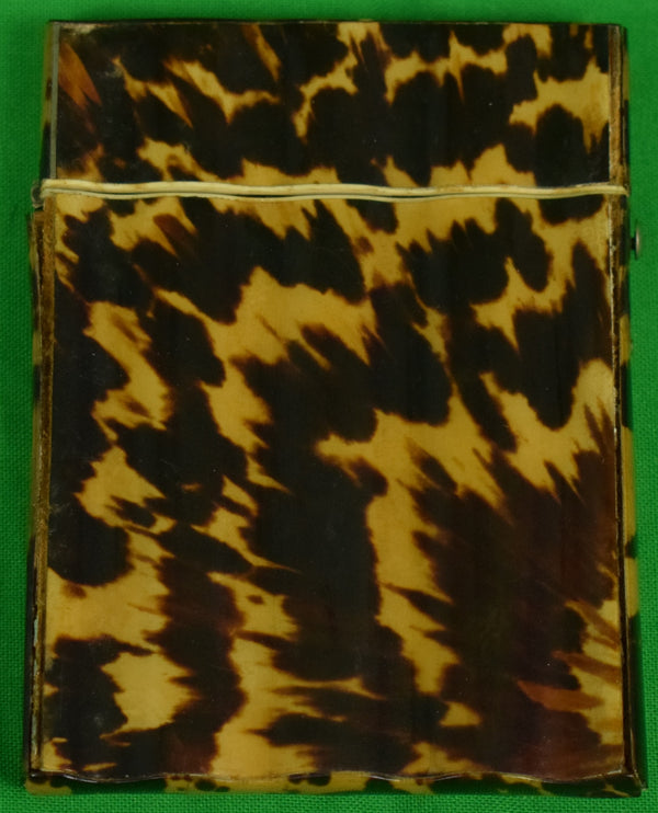 Antique 19thc Tortoise Shell Case