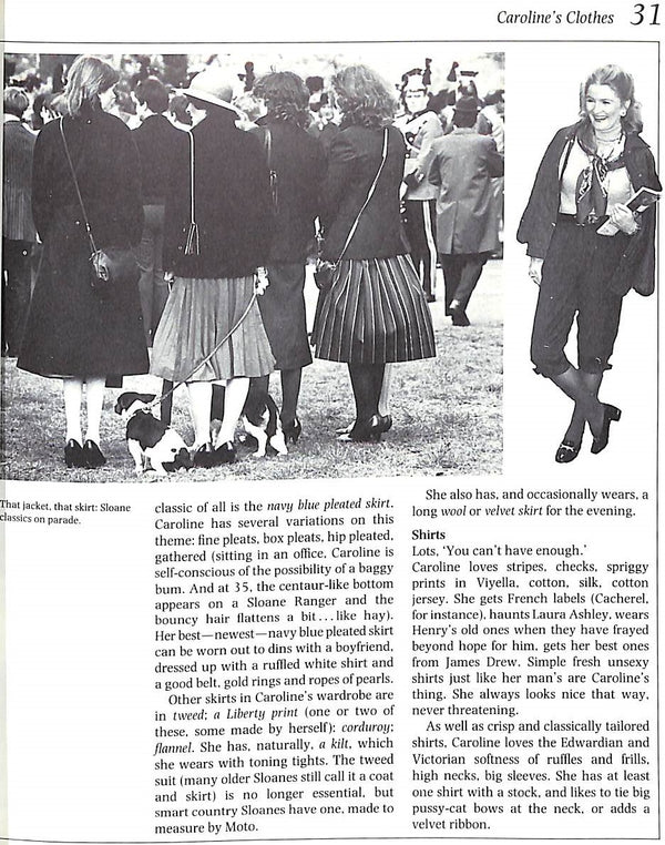 "The Official Sloane Ranger Handbook The First Guide To What Really Ma